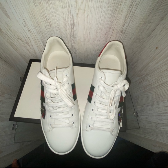 Gucci | Shoes | Gucci Ace Embroidered Arrow Sneakerswomens | Poshmark